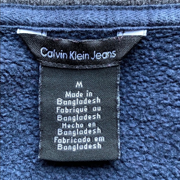 Calvin Klein | Jackets & Coats | Calvin Klein Blue Jacket | Poshmark